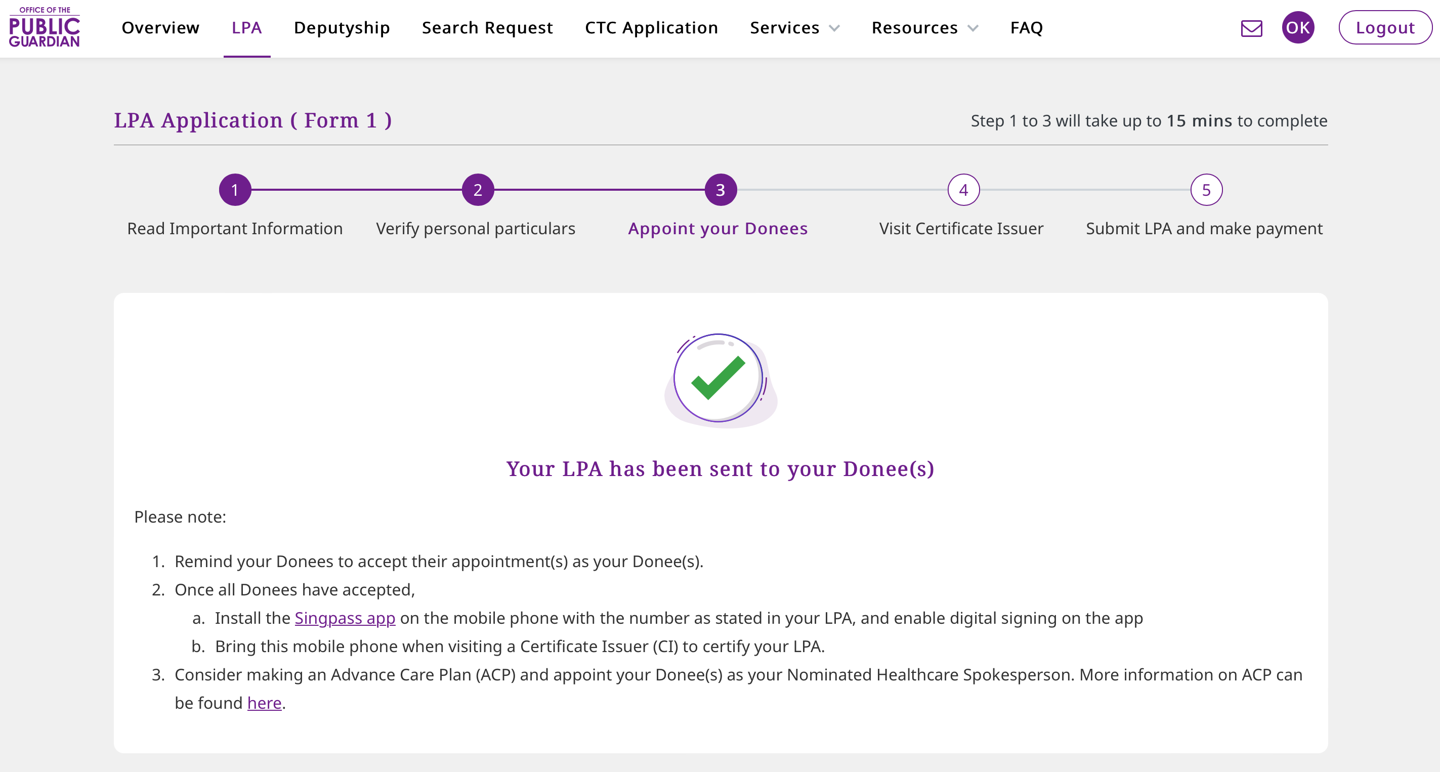 How To Do LPA Online Just2me How To Do LPA Online Just2me